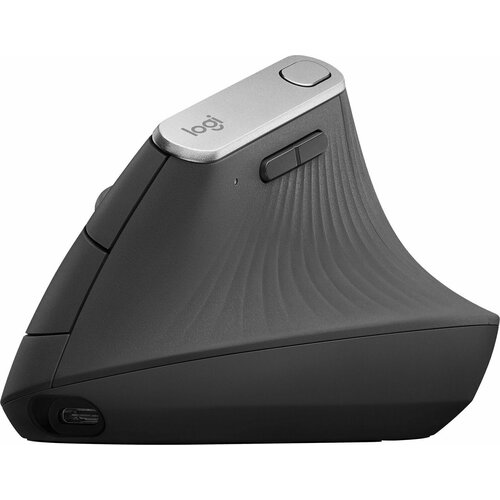 Мышь Logitech MX Vertical черный оптическая (4000dpi) беспроводная BT/Radio USB (4but)