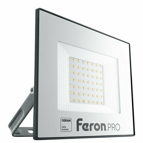 Прожектор светодиодный FERON LL-1000 41540 50 Вт 6400К IP65, цвет черный