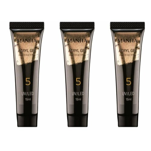 Manita Professional Гель акриловый для моделирования ногтей №05, 15 мл - 3шт.