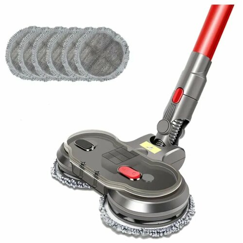 Моторизованная щетка Electric Mop для пола моющая для Dyson V7, V8, V10, V11 (с водяным контейнером)