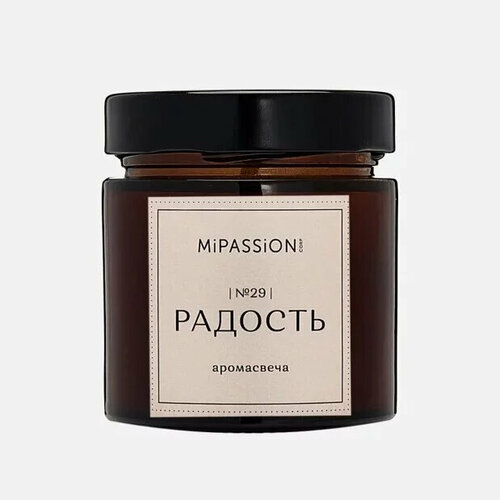 MiPASSiON Свеча парфюмированная в банке "Радость", 200 мл