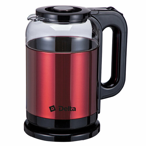 Чайник электрический DELTA DL-1115 красный
