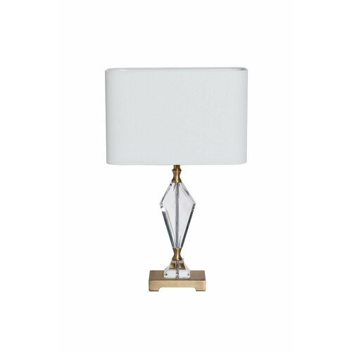 Лампа Garda Decor настольная стеклянная (белый абажур) 22-88232