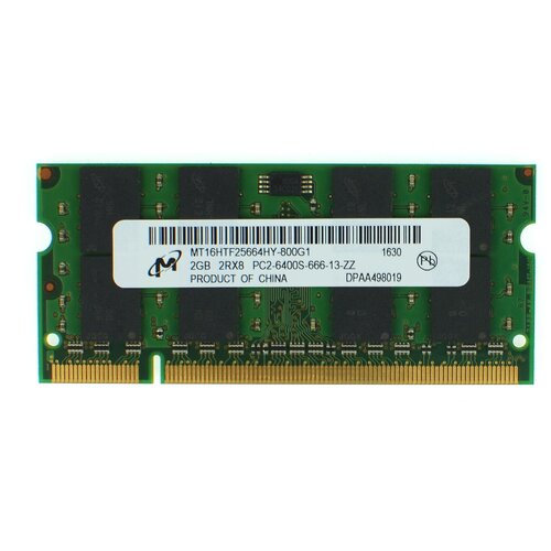 Оперативная память Micron 2GB DDR2 SO-DIMM PC2-6400S 800MHz