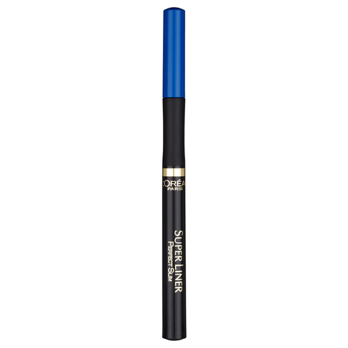 L'Oreal Paris Суперлайнер для глаз Perfect Slim, оттенок синий