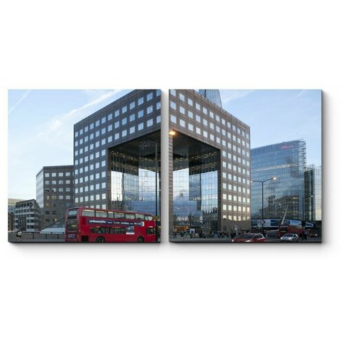 Модульная картина Современная архитектура Лондона 170x85