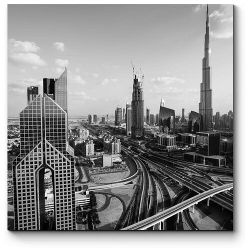 Модульная картина Строгий Даунтаун, Дубай 80x80