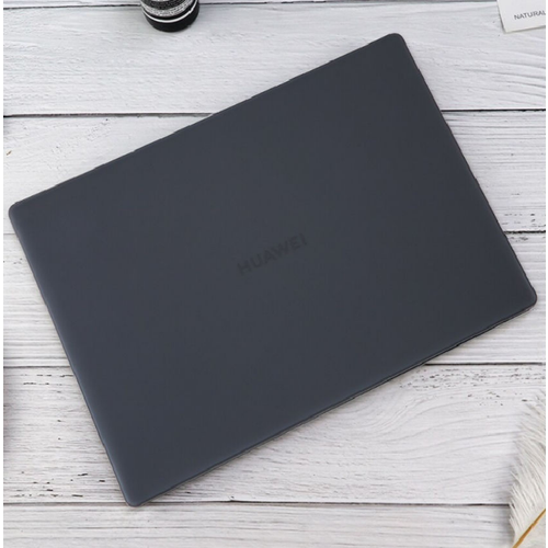 Чехол-накладка MyPads Opako для Huawei MateBook 13 2020 из импортного пластика премиум класса защитный противоударный черный матовый