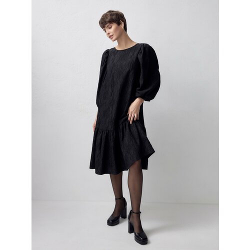Платье Pompa, размер 46, черный