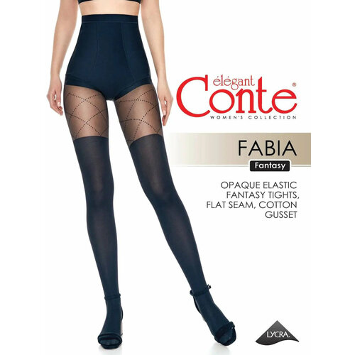 Колготки Conte elegant FABiA, 50 den, размер 5XL, черный