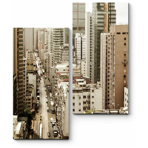 Модульная картина Центр исторического Гонконга70x88