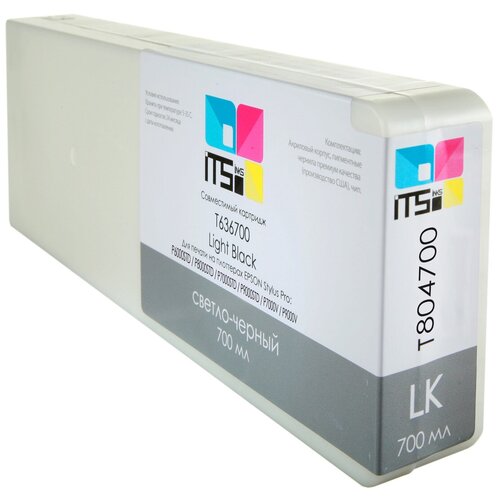 Картридж ITSinks для Epson SureColor P6000/P7000/P8000/P9000, C13T804700, Light Black, 700 мл