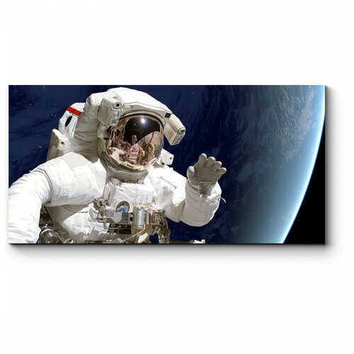 Модульная картина Привет из открытого космоса 160x80