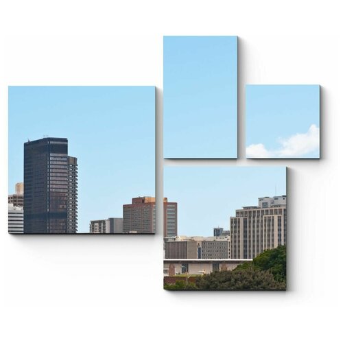 Модульная картина Городской пейзаж Кейптауна122x102