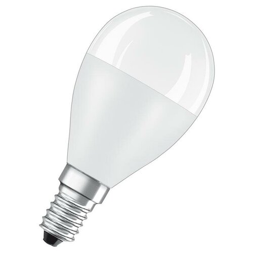 Лампа светодиодная LED Value LVCLP75 10SW/865 шар матовая E14 230В 10х1 RU | код 4058075579774 | LEDVANCE (8шт. в упак.)