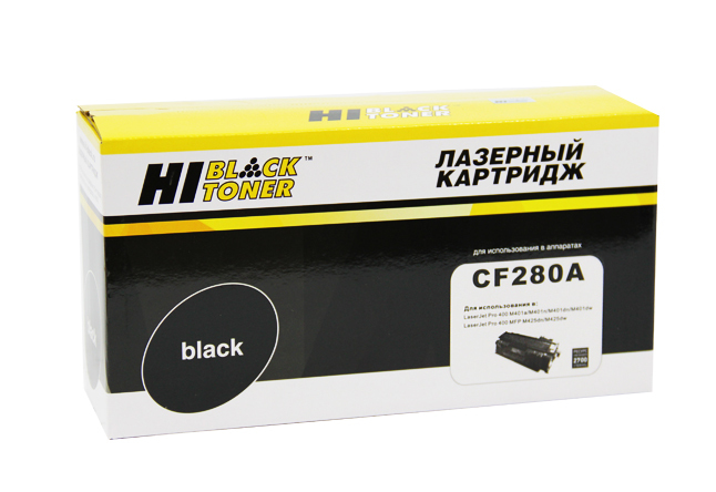 Картридж для лазерного принтера Hi-Black №80A CF280A Black