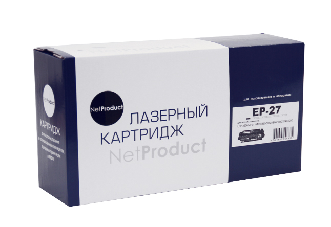 Картридж для лазерного принтера NetProduct EP-27 Black