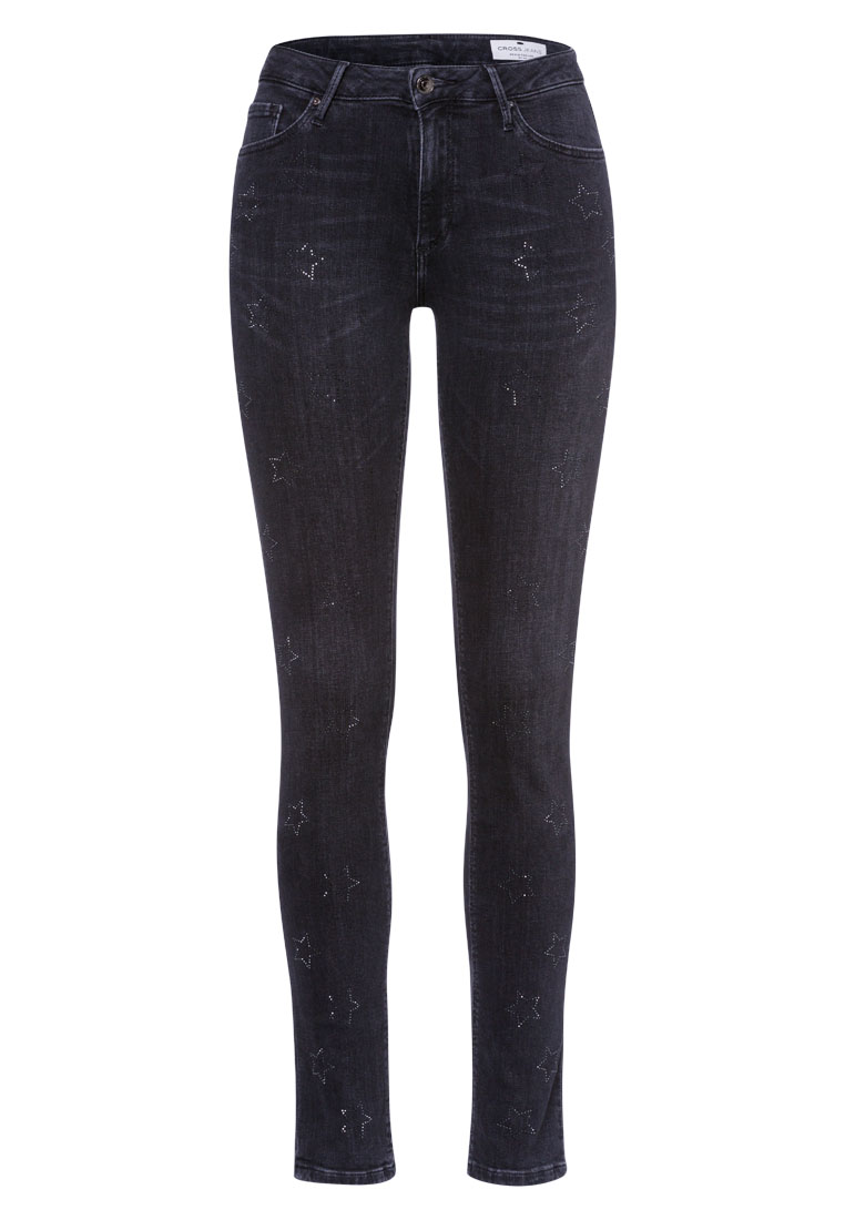 Джинсы Cross Jeans для женщин, N 497-068, размер 27-34, синие