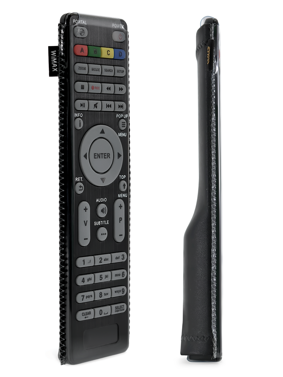 Чехол для ТВ пульта WiMAX 45*170 Slim DVB-T Lumax Black