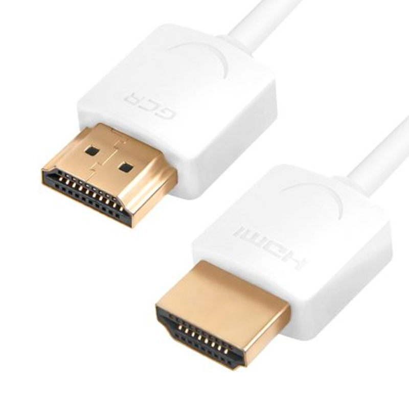 Кабель GCR Slim HDMI 2.0 1м, черный (GCR-51481)