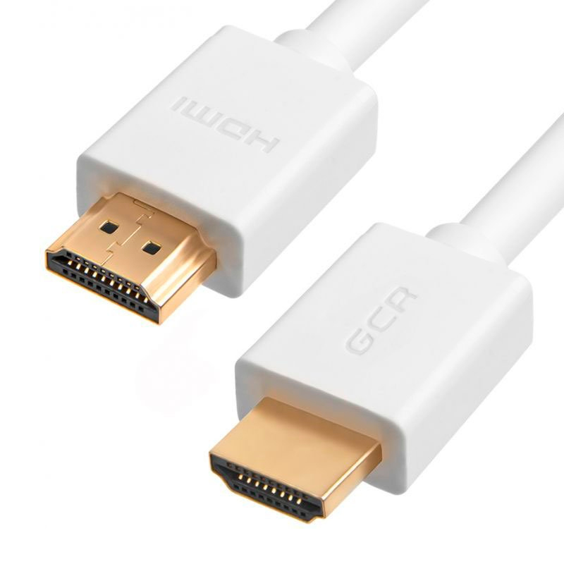 Кабель GCR HDMI 2.0 1м, белый (GCR-HM761-1.0m)