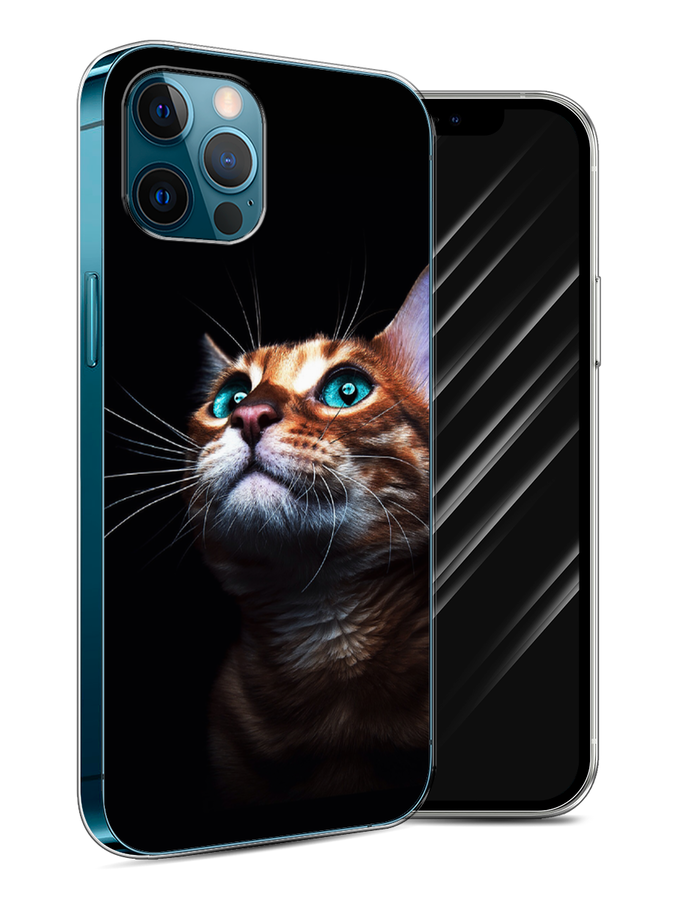 Чехол Awog на Apple iPhone 12 Pro / Айфон 12 Pro "Мечтательный кот"