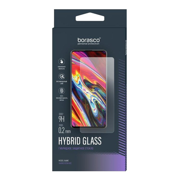 Защитное стекло BoraSCO Hybrid Glass для Samsung Galaxy A12/M12 (39807)