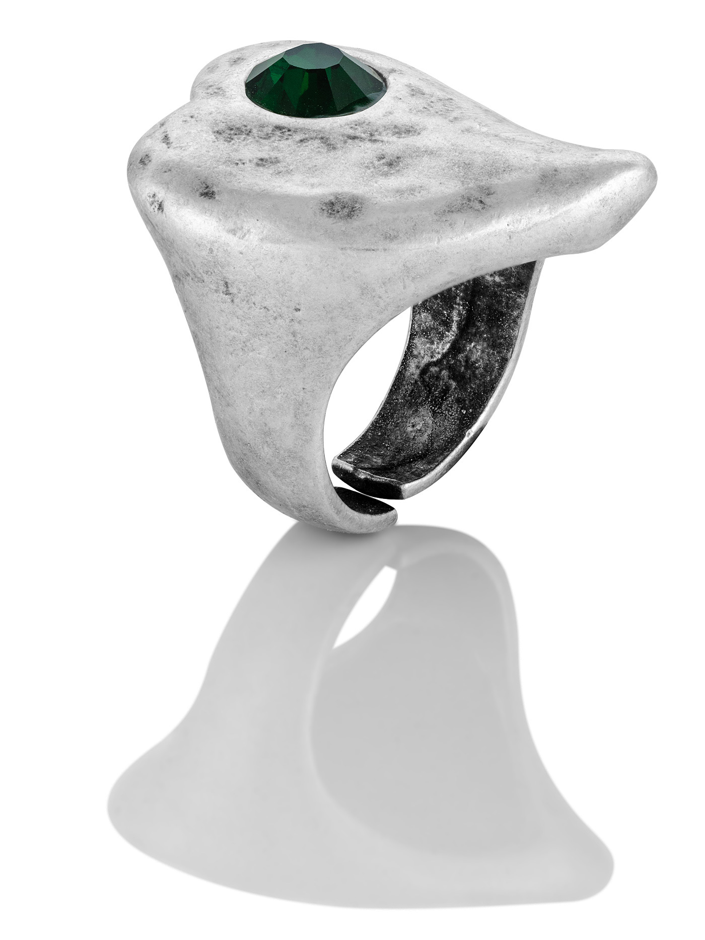 Кольцо из бижутерного сплава р. 18 L'ATTRICE di base 424160052, кристаллы