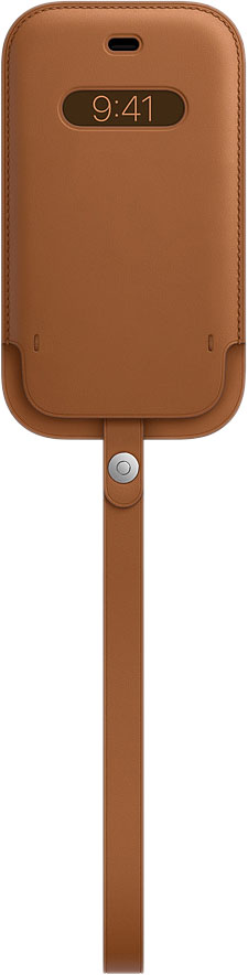 Чехол Apple Leather MagSafe Saddle Brown для iPhone 12 mini (MHMP3ZE/A)