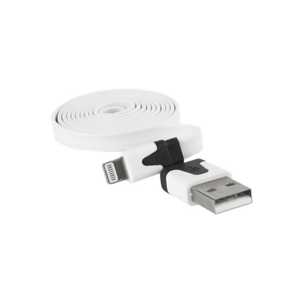 Кабель Red Line USB – Apple Lighting White