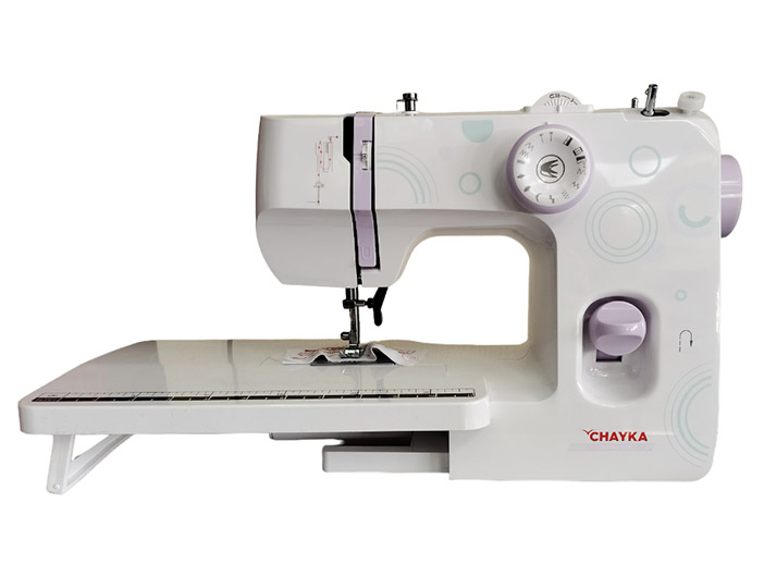 Швейная машина CHAYKA 590 + расширительный столик белый