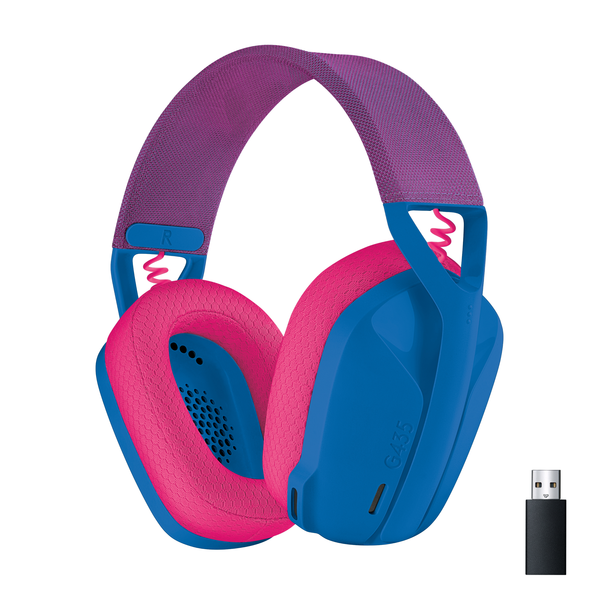 Наушники для компьютера Logitech G435 Wireless Blue/Pink (981-001062)