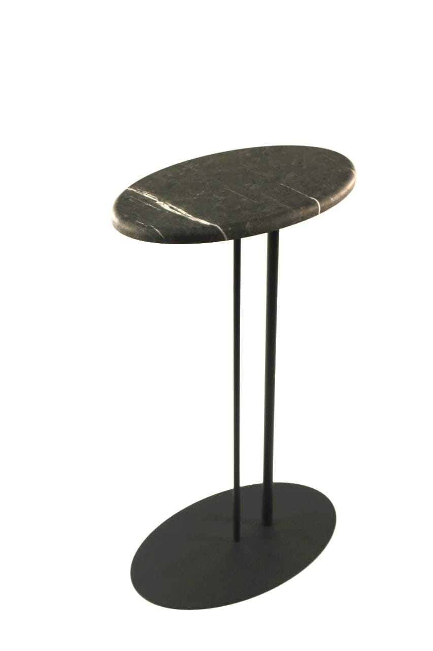 Журнальный интерьерный стол, подставка для цветов Callisto mobili М015.2А59 Торос чёрный