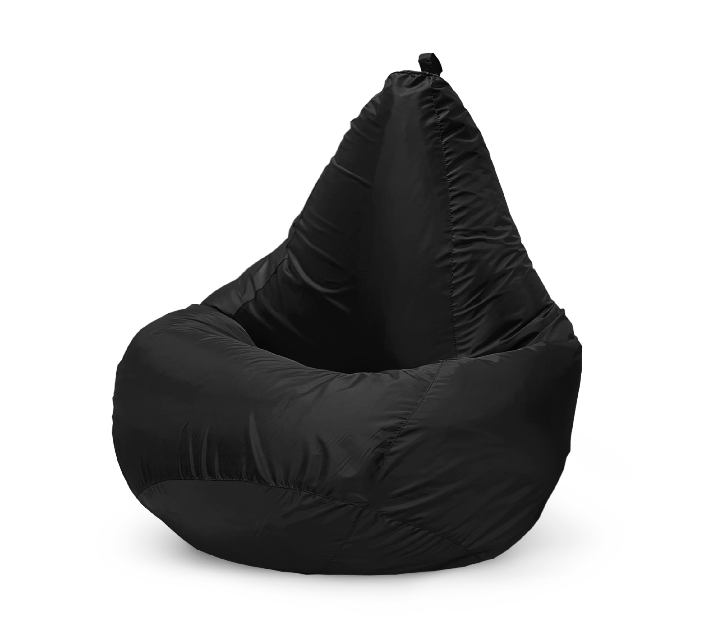 Кресло-мешок ONPUFF пуфик груша, размер XXXXL, чёрный оксфорд