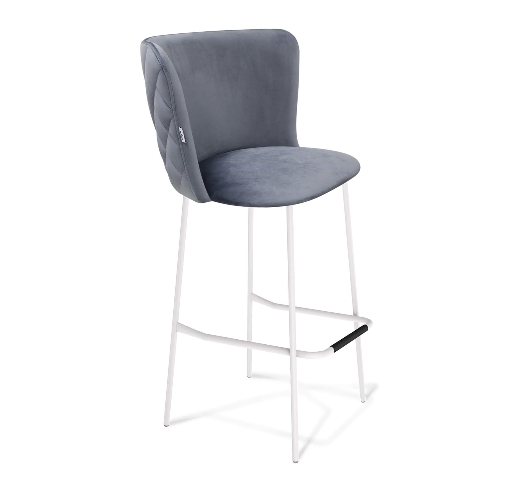 Барный стул Sheffilton 216589, нейтральный серый