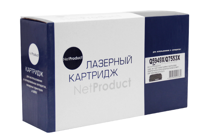 Картридж для лазерного принтера NetProduct №49X / №53X Q5949X / Q7553X Black