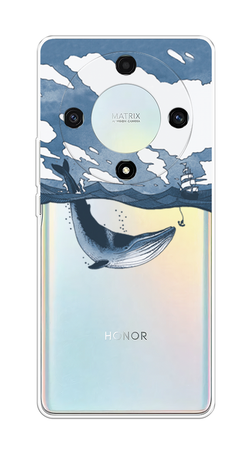 Чехол на Honor X9A "Большой кит"