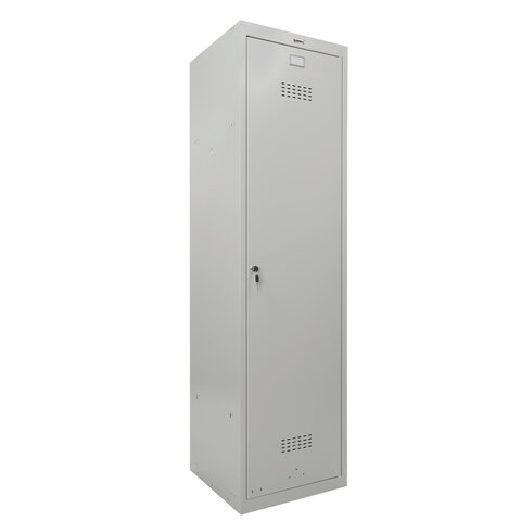 Шкаф металлический для одежды BRABIX "LK 11-50", УСИЛЕННЫЙ, 2 отделения Серый