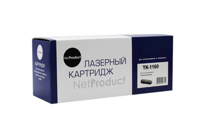 Картридж для лазерного принтера NetProduct TK-1160 черный