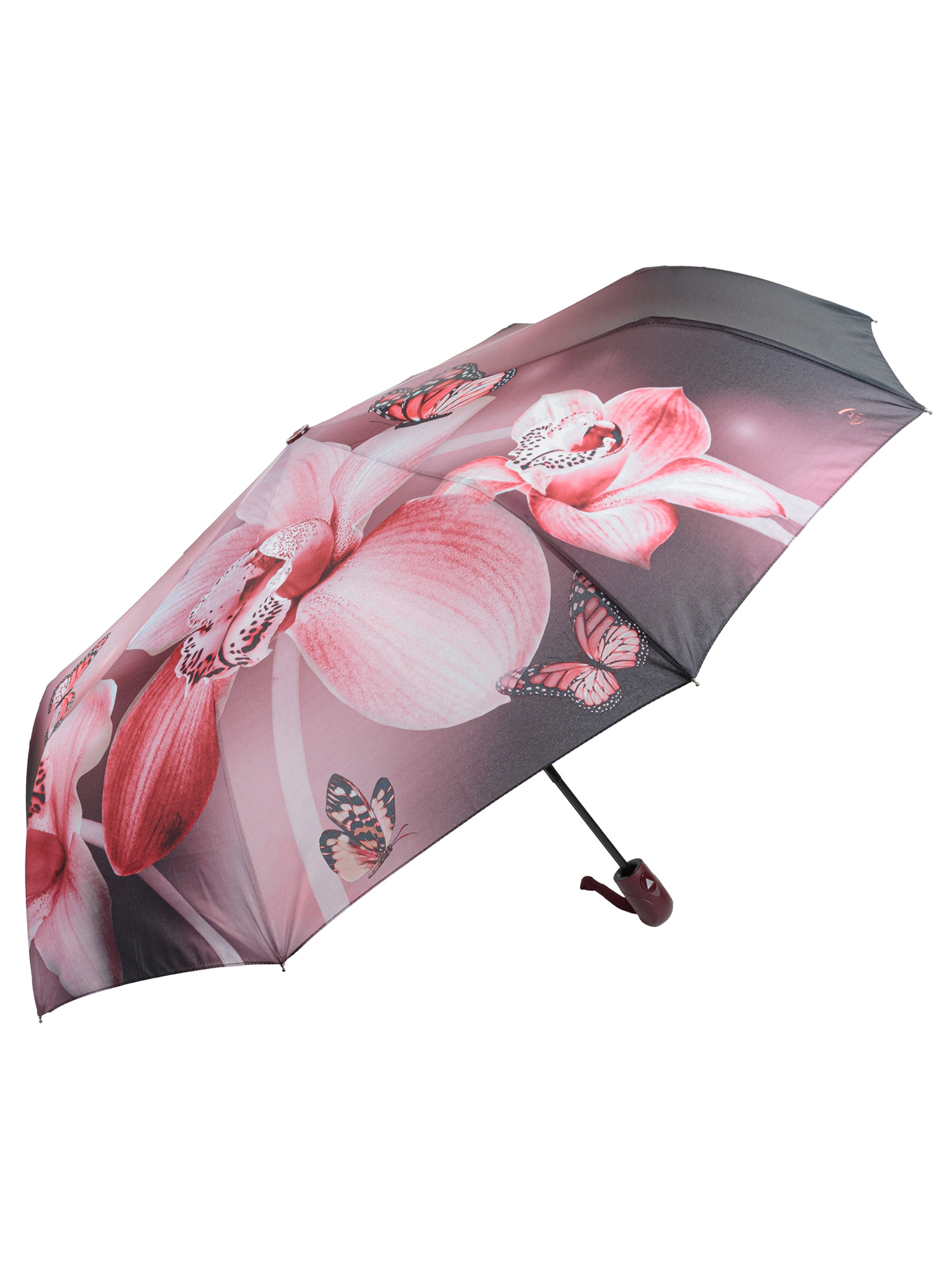 Зонт женский frei Regen 801-FAP темно-розовый/коричневый