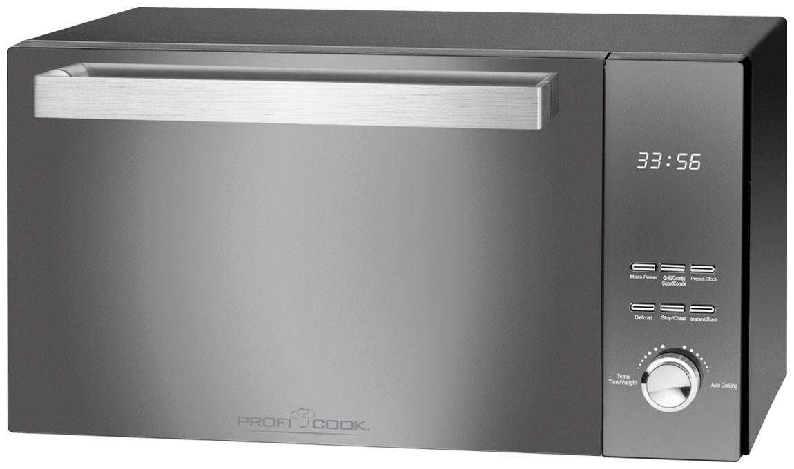 Микроволновая печь с грилем Profi Cook PC-MWG 1204 серый