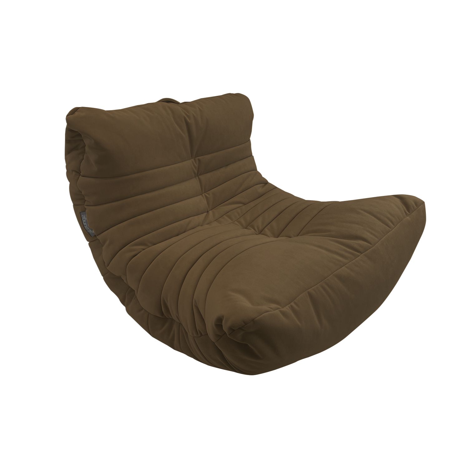 Кресло-мешок нового формата aLounge - Acoustic Sofa - Hot Chocolate (велюр, коричневый)