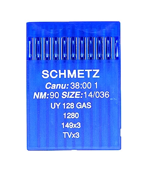 Иглы промышленные Schmetz UY 128 GAS 90, 10 шт