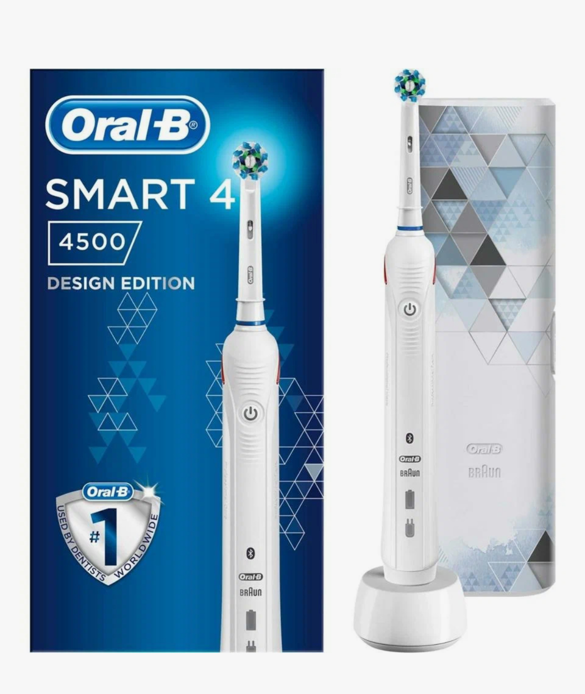 Электрическая зубная щетка Oral-B Smart 4 4500 D601.513.3X белый