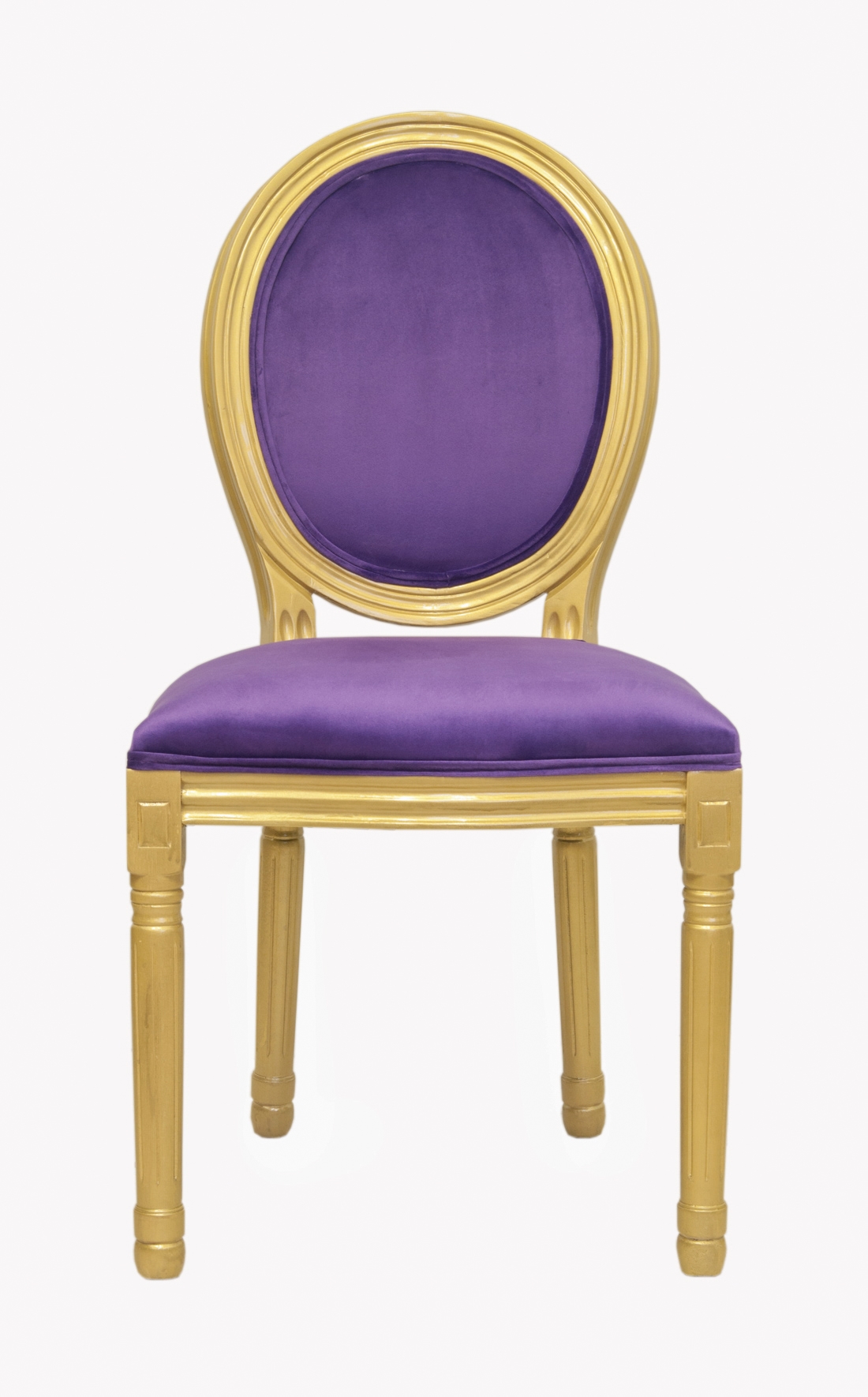 Стул Mak-interior Volker, violet/gold