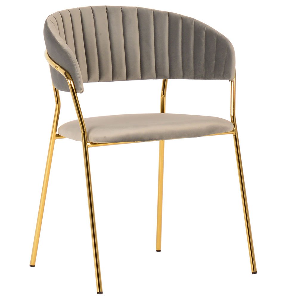 Полубарный стул Bradex Turin FR 0559, золотистый/латте