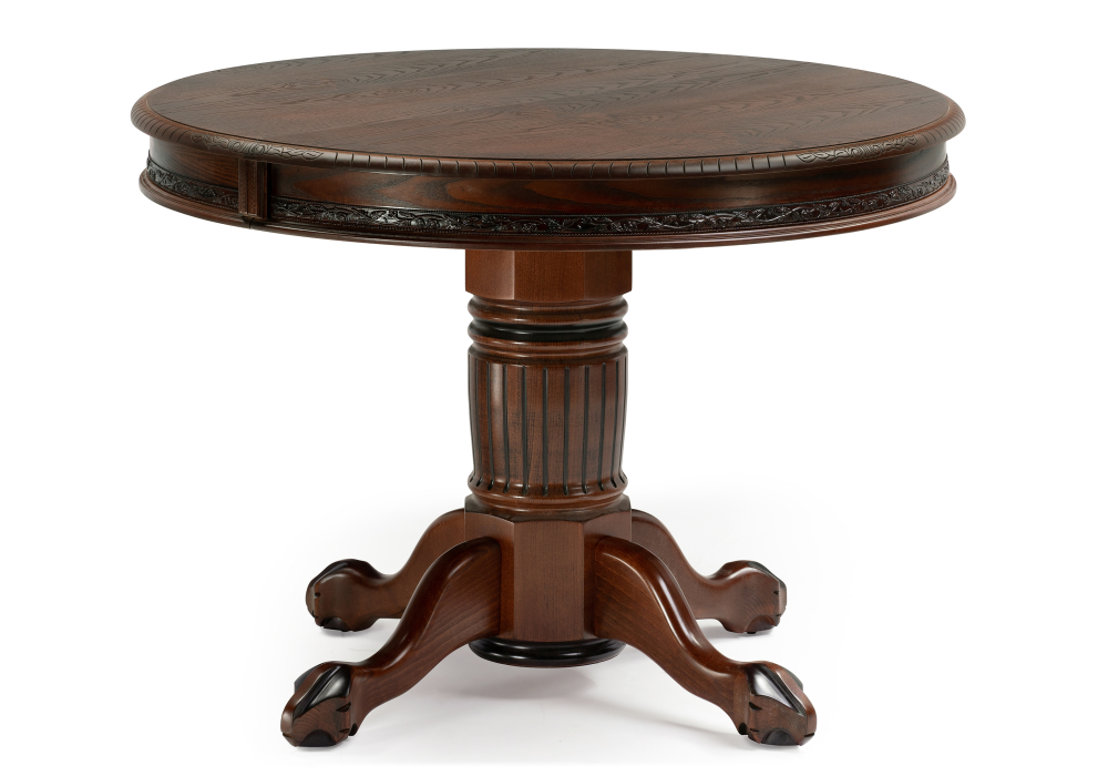 Деревянный стол Woodville Альфред орех / коричневая патина