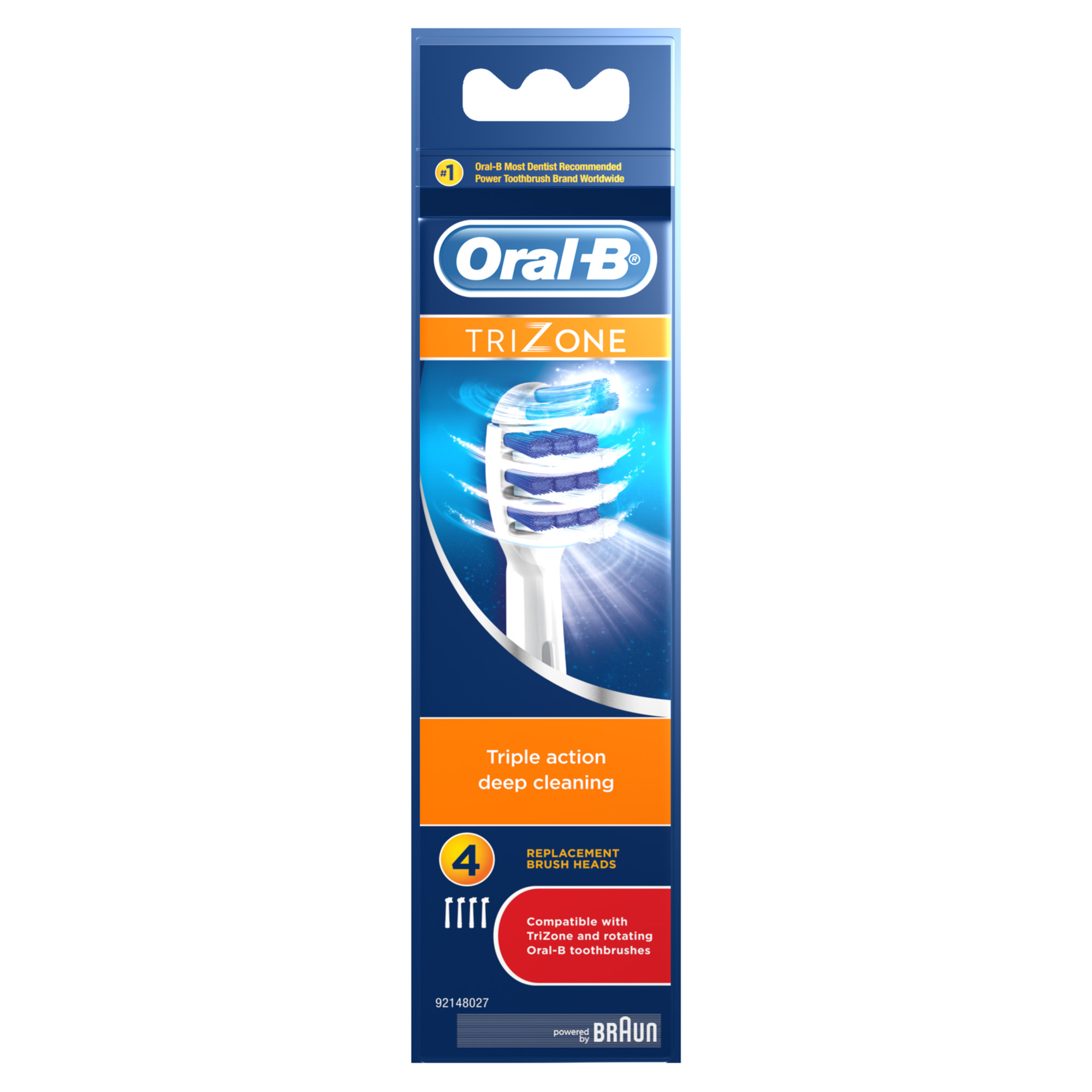 Насадка для зубной щетки Braun Oral-B EB30 TriZone 4шт