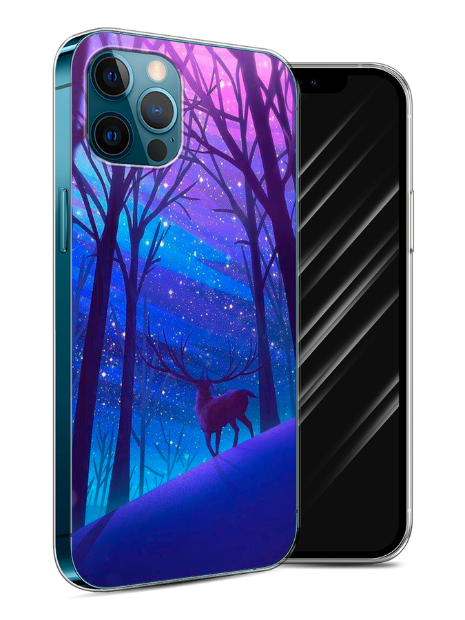 Чехол Awog на Apple iPhone 12 Pro / Айфон 12 Pro "Северный олень"