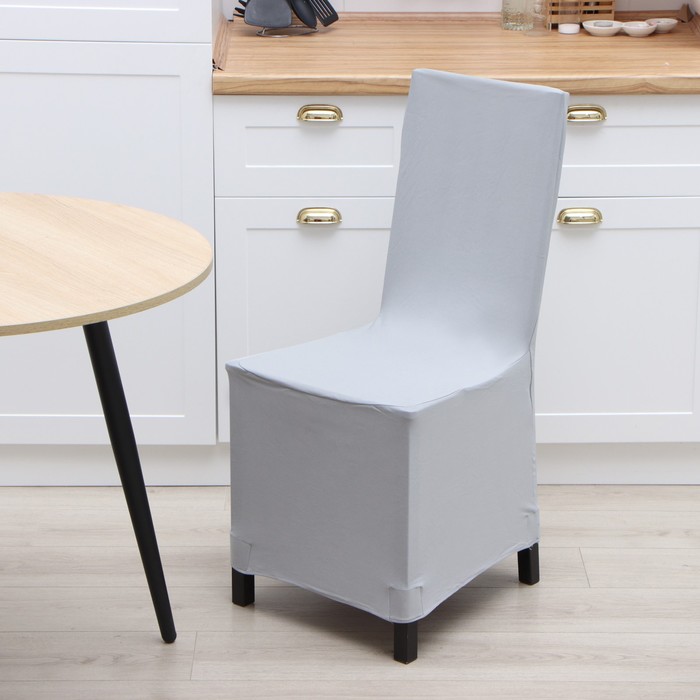 Чехол на стул, цв.серый, 90x40x40 см, 100% п/э